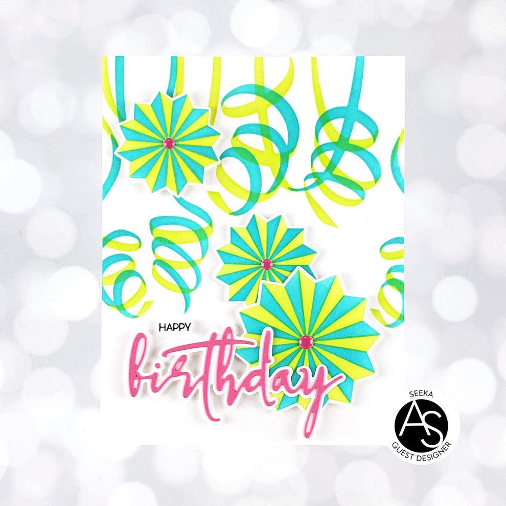 Carnival Party Stencil and Die Set – Alex Syberia Designs