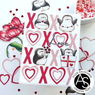 Penguin Love Stamp Set – Alex Syberia Designs