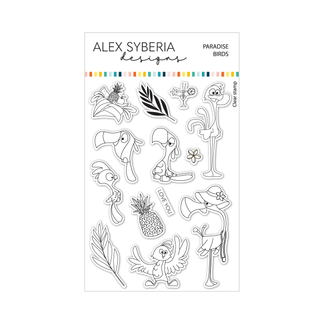 Paradise Birds Stamp Set – Alex Syberia Designs