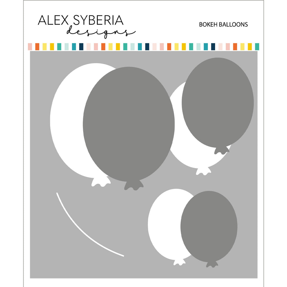 Bokeh Balloons Stencil – Alex Syberia Designs